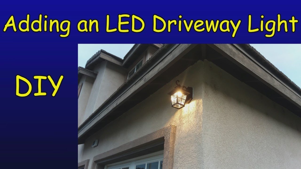 DIY - Adding Driveway Lights