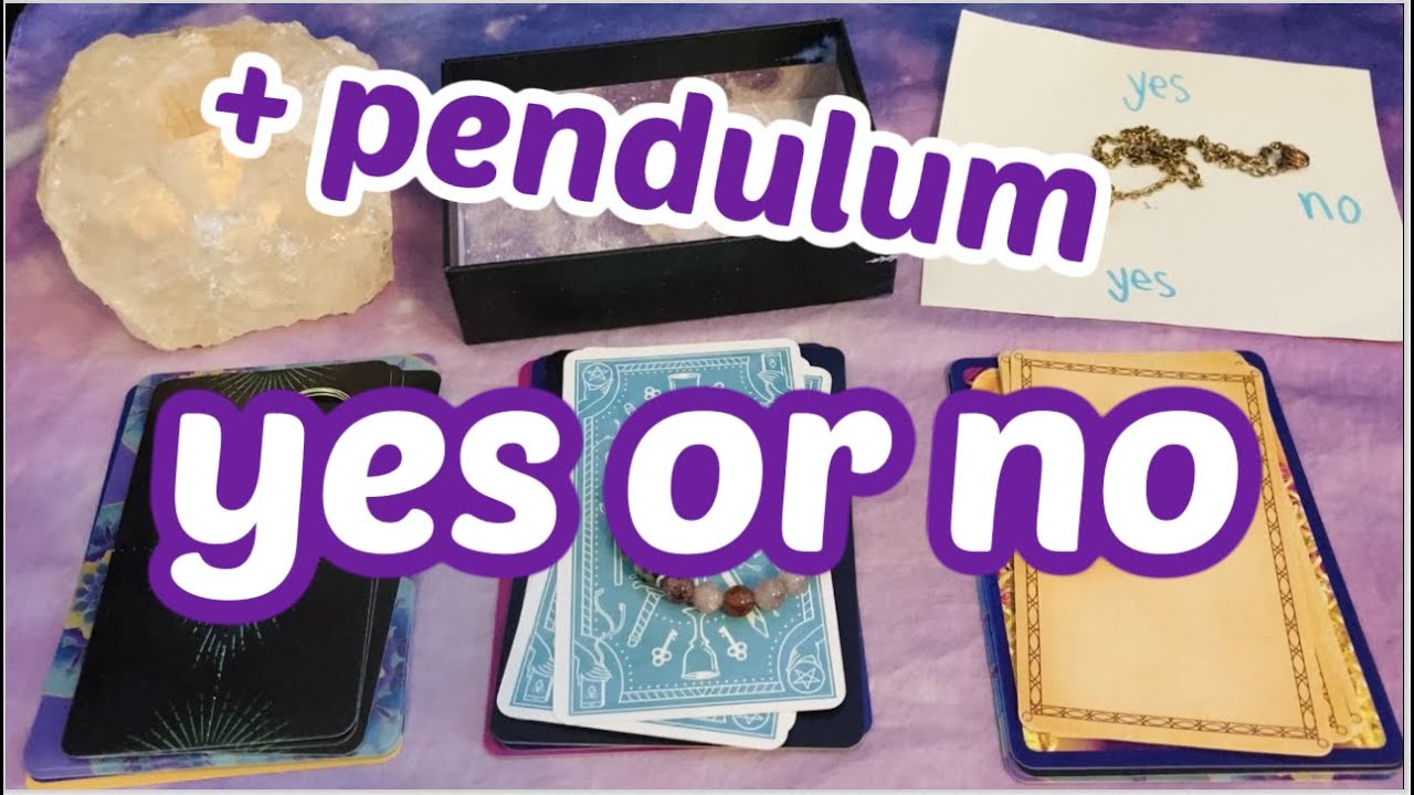 YES or NO 🔮Pick A Card Tarot Reading🔮w/PENDULUM✨Ask Any Question