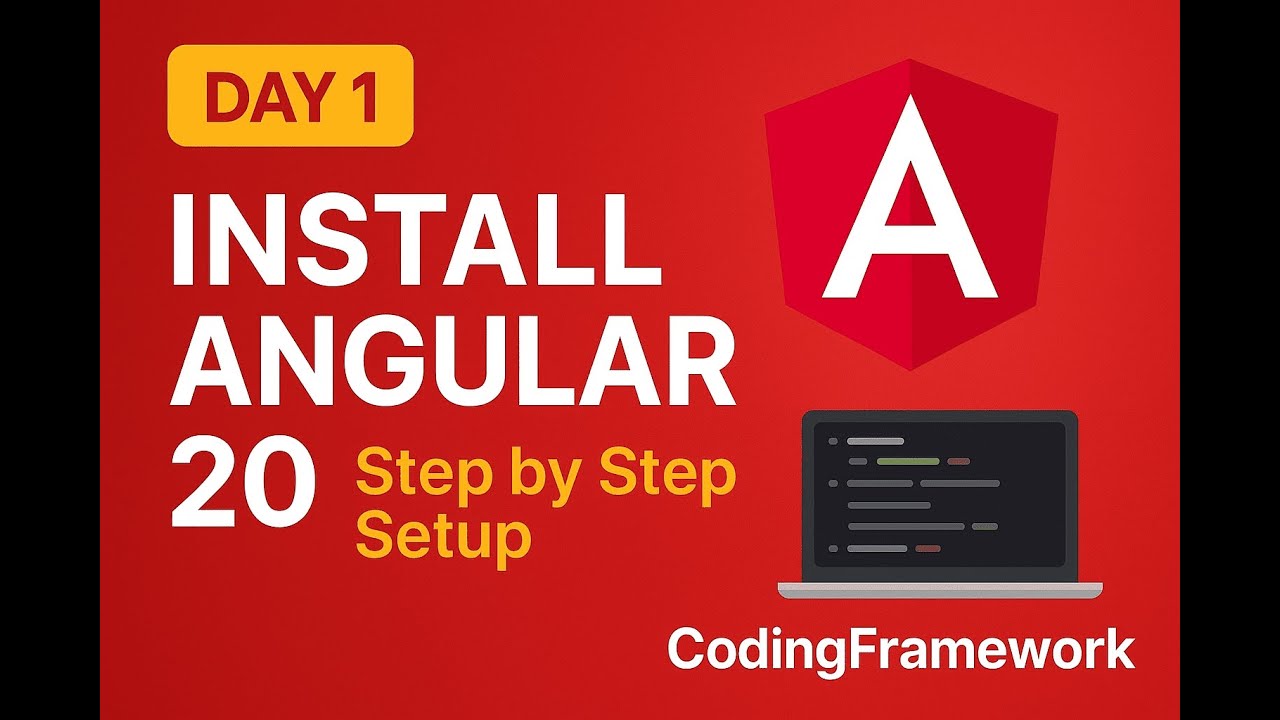 Angular 20 Tutorial Day 1| How to Install Angular & Setup Development Environment