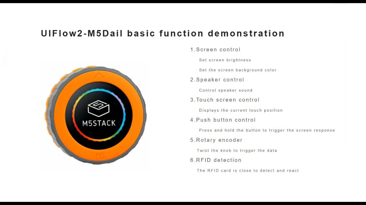 Comes with function programming demonstration | M5Dial