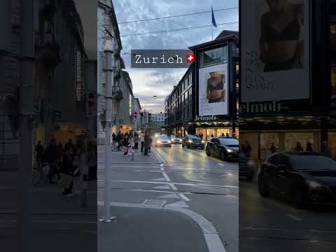 Friday Evening in Zurich City, Switzerlandπ¨π