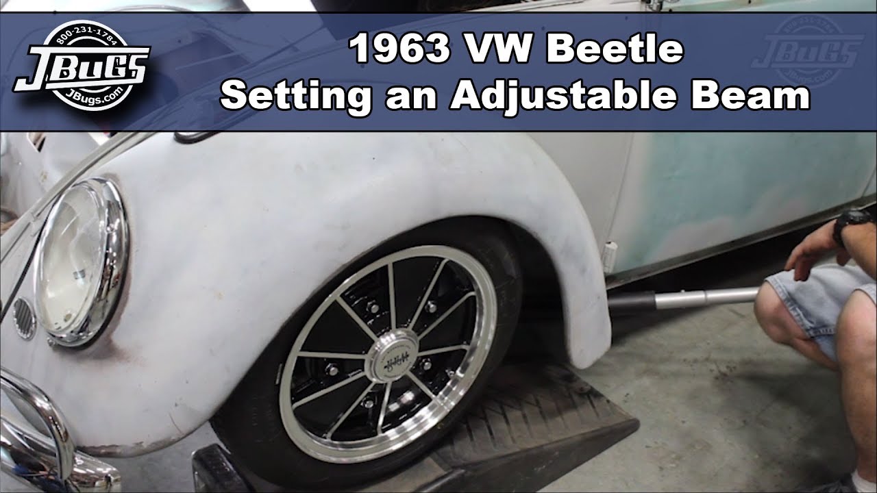 JBugs - 1963 VW Beetle - Setting An Adjustable Beam