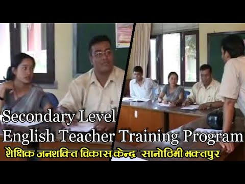 Secondary Level English Teacher Training in Nepal