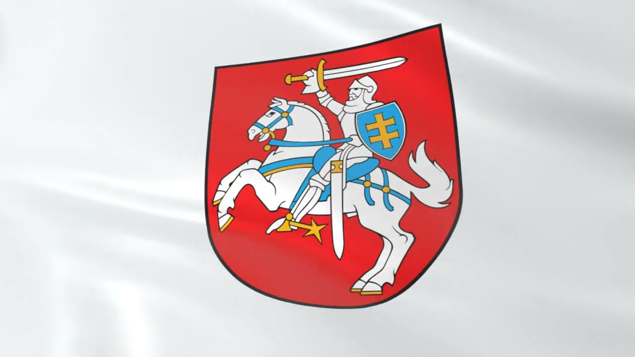 Coat of arms of Lithuania - Flag Stock Illustration