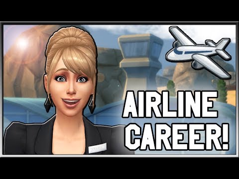 Airline Career Mod (6 Branches!) ✈️ | The Sims 4 (Created by Simmiller)