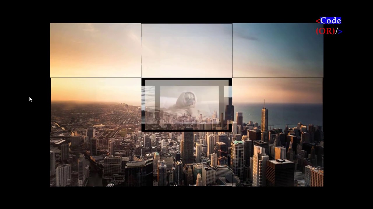 Splitting Image Hover Gallery HTML5 CSS3 JAVASCRIPT