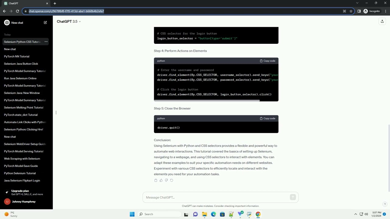 selenium python css selector example