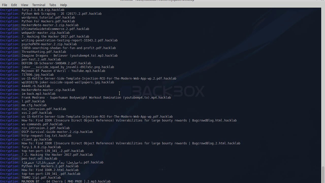 simple ransomware coded with python