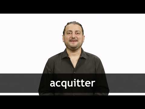 English Translation of “ACQUITTER” | Collins French-English Dictionary