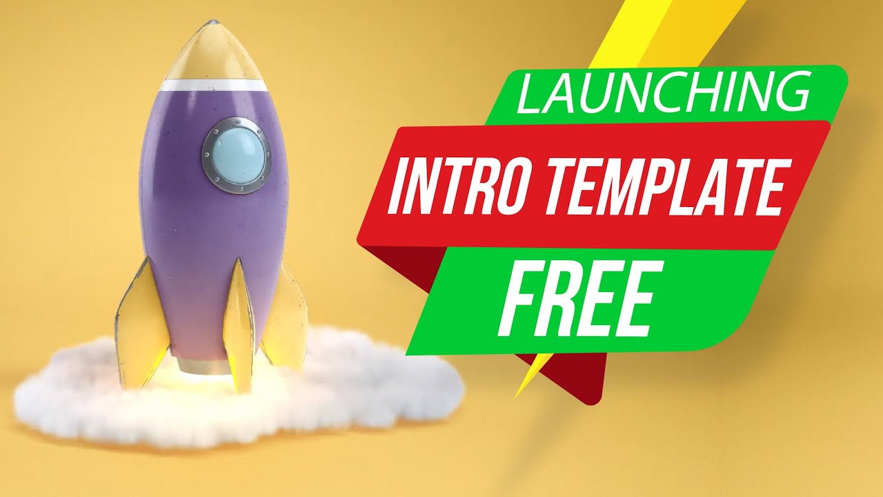 Create Launching Rocket Logo Reveal Template FREE | Download