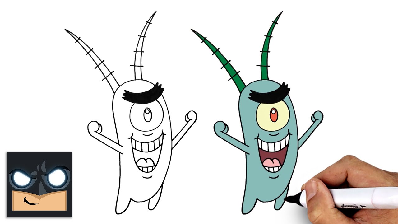 How to Draw Plankton | Beginner Drawing Tutorial (Step-by-Step)