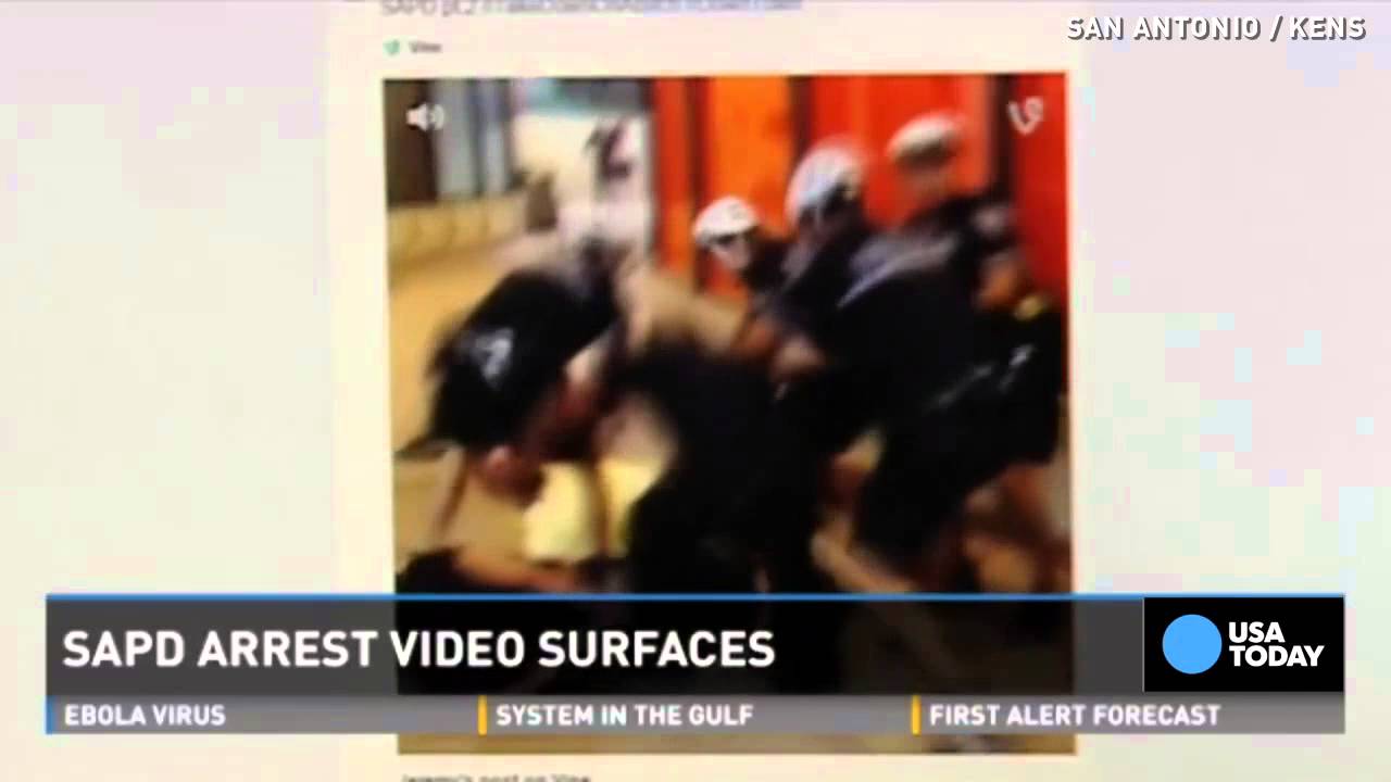 Dramatic video shows officers punching suspects