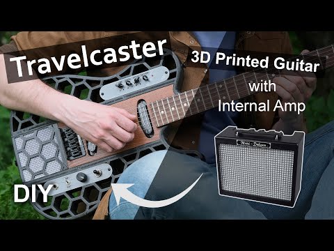 🎸 TRAVELCASTER- 3D Printed Guitar with Internal Amp・ STL File for 3D ...