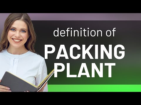 Packing plant • what is PACKING PLANT definition