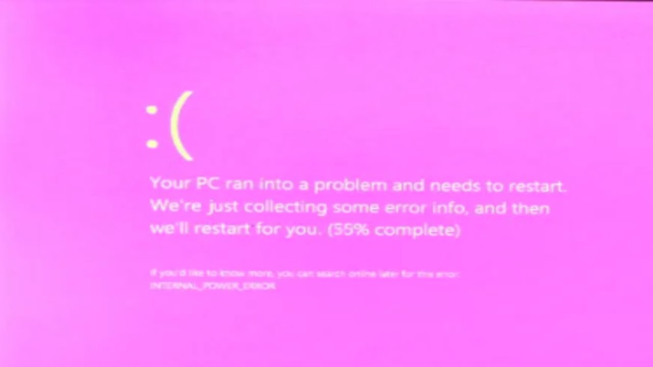 Fix Pink Screen of Death Error in Windows 11/10 [Tutorial]