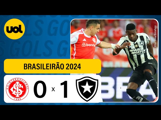 Botafogo vence Inter, Palmeiras se salva, e título fica para domingo