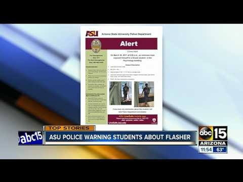 ASU police searching for man who exposed himself to female student