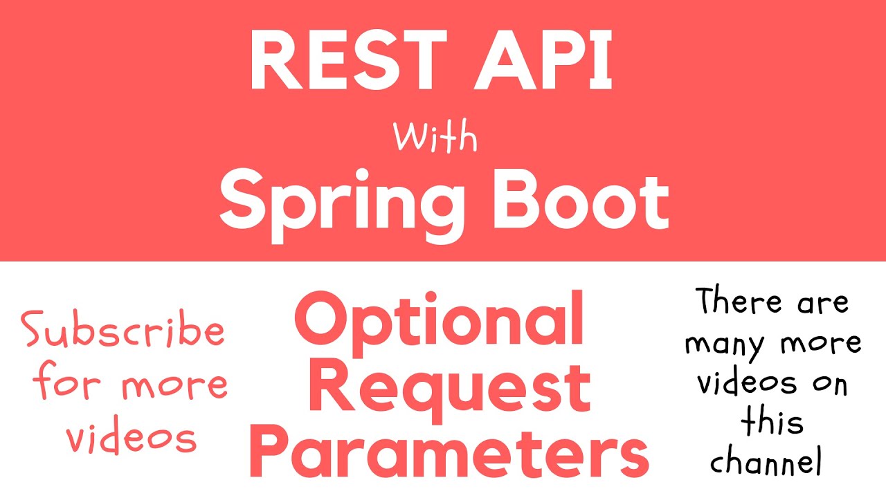 REST API with Spring Boot - Making Query String Request Parameter Optional