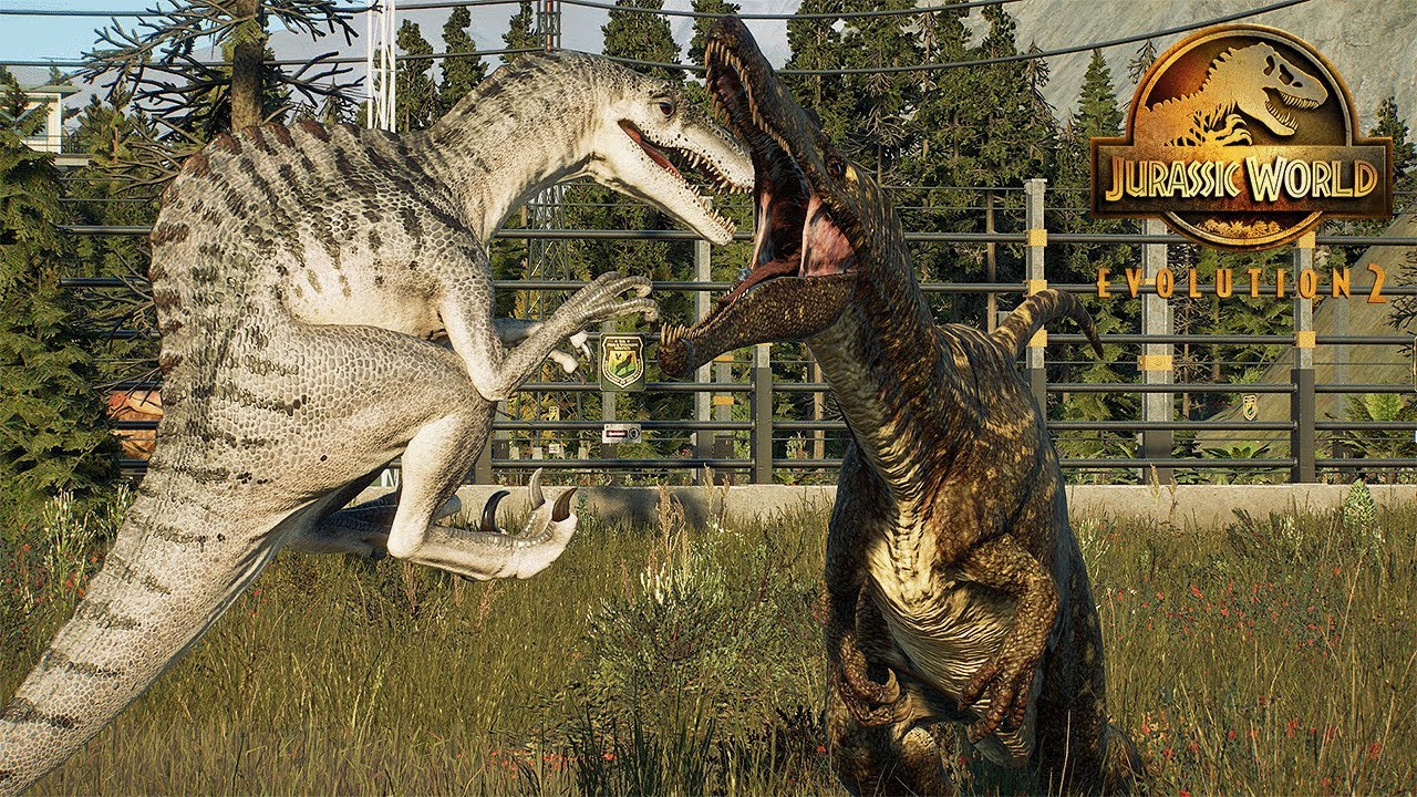 SUCHOMIMUS VS SPINORAPTOR | Jurassic World Evolution 2