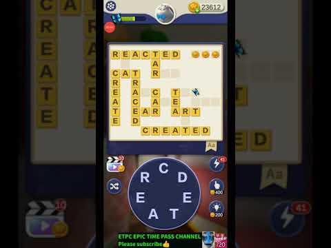 WORDS YOU CAN MAKE WITH CREATED