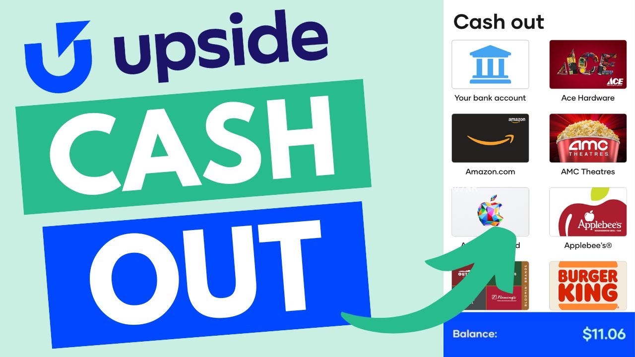 How To Cash Out Earnings On Upside App