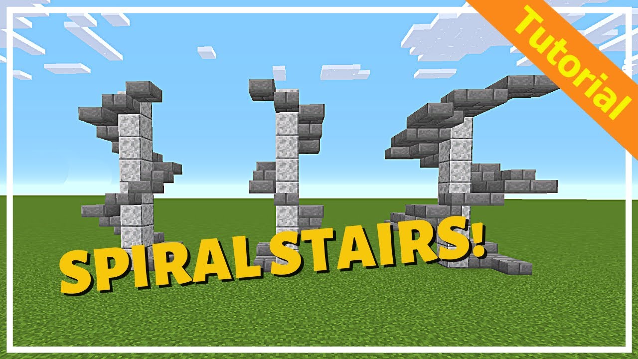 Quick and Easy Spiral Stairs in Minecraft - Tutorial