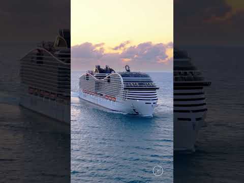 MSC World America has arrived! Welcome home to MSC’s newest ship in the Port of Miami! #cruise
