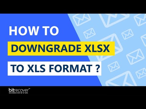 How to Convert XLSX to XLS?