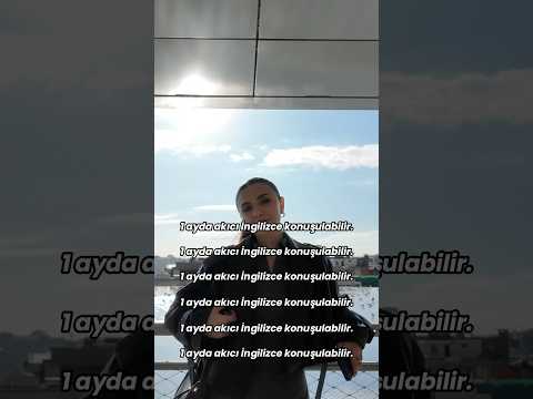 1 AYDA AKICI İNGİLİZCE KONUŞULABİLİR.  #metaingilizce
