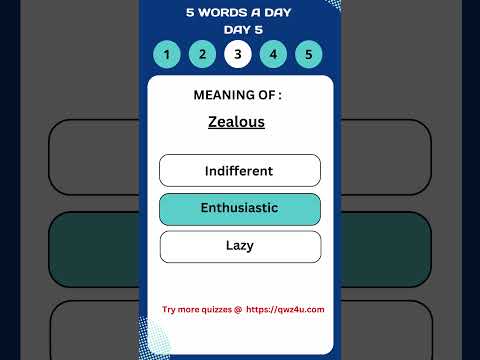 Learn 5 Words a Day | Day 5 | English Vocabulary