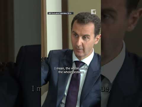 Assad denies responsbility for human rights abuses in 2016 interview #shorts #Syria #Assad #archives