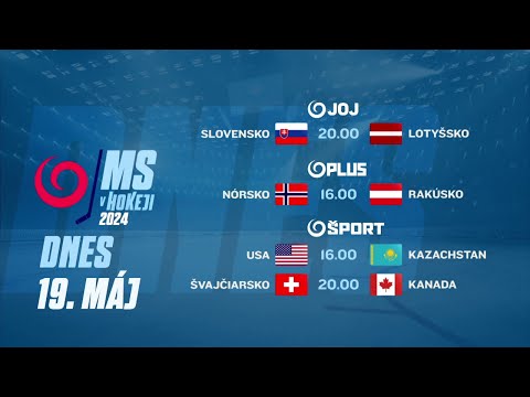 MS V HOKEJI 2024: Prehľad zápasov 19.5.2024