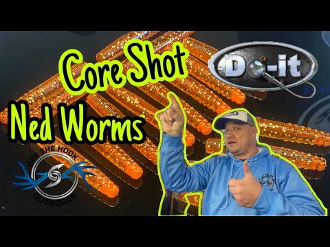 Making Soft Plastic Baits with Do-It Molds! Core Shot Ned Worms