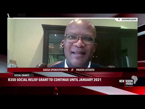 SASSA spokesperson Paseka Letsatsi explains the extended R350 Social Relief grant