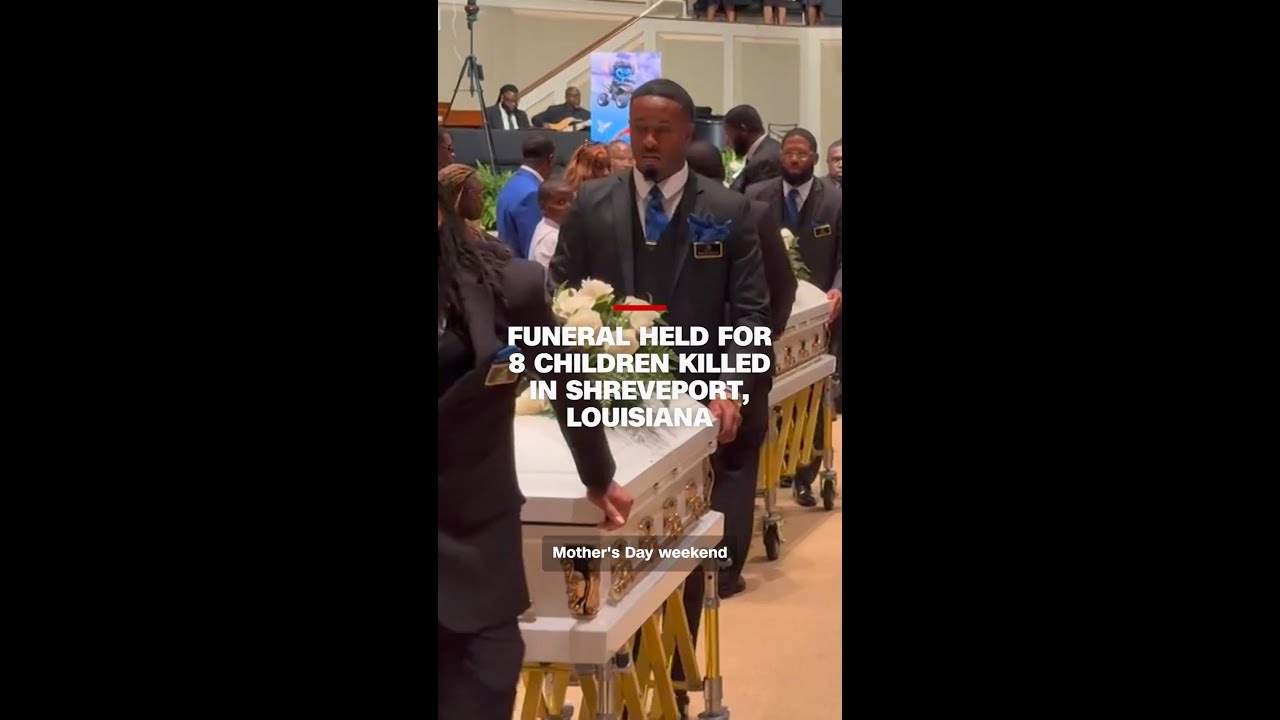 Funeral held for 8 children killed in Shreveport, Louisiana