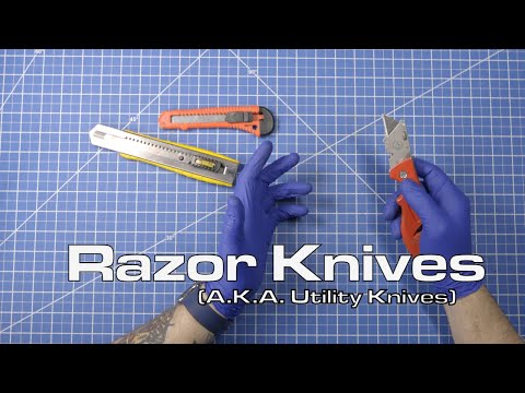 Utility/Razor Knife Basics - not just boxcutters