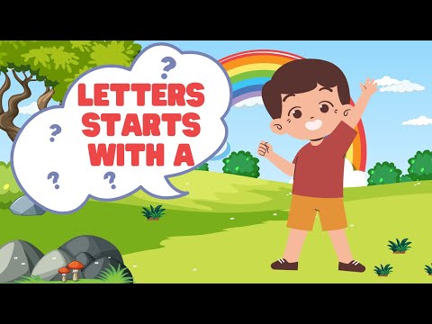 A is for Apple | Words That Start With A | ABC Learning for Kids | Jolly ABC TV