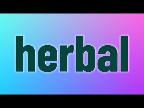 Herbal - 12 English Vocabulary Flashcards
