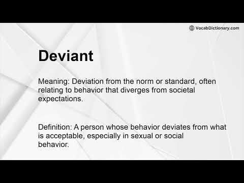 Deviant Meaning