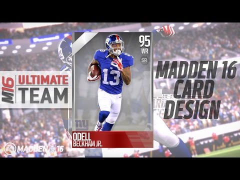 Madden 16 Card Design Concept Speedart – Madden Underground