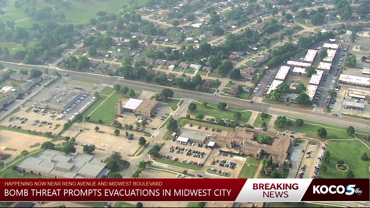 SKY 5 LIVE: Bomb threat near Midwest City, Oklahoma fire station