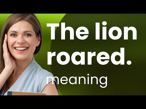 Mastering Animal Sounds in English: "The Lion Roared"