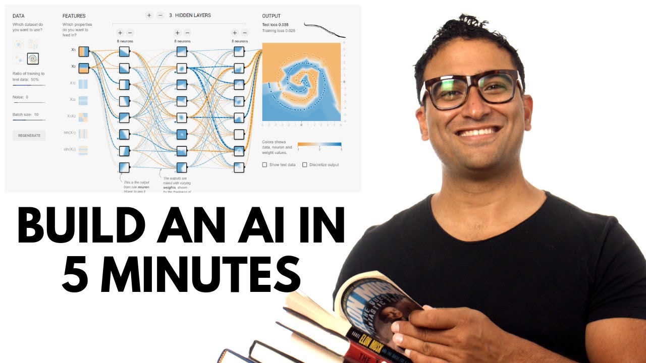 🧠How to build an AI in 5 minutes 🧠 | Tensorflow Playground