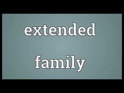 Extended family Meaning