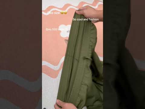 Plus size cargo pants with pockets #pant #streetwear #casual #plussize