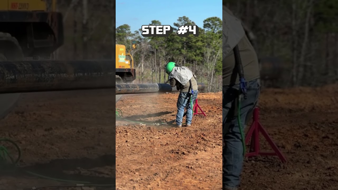 🤯How to Sandblast THE RIGHT WAY! 💪 #heavyequipment #heavyequipmentoperator #satisfying #satisfyingvi