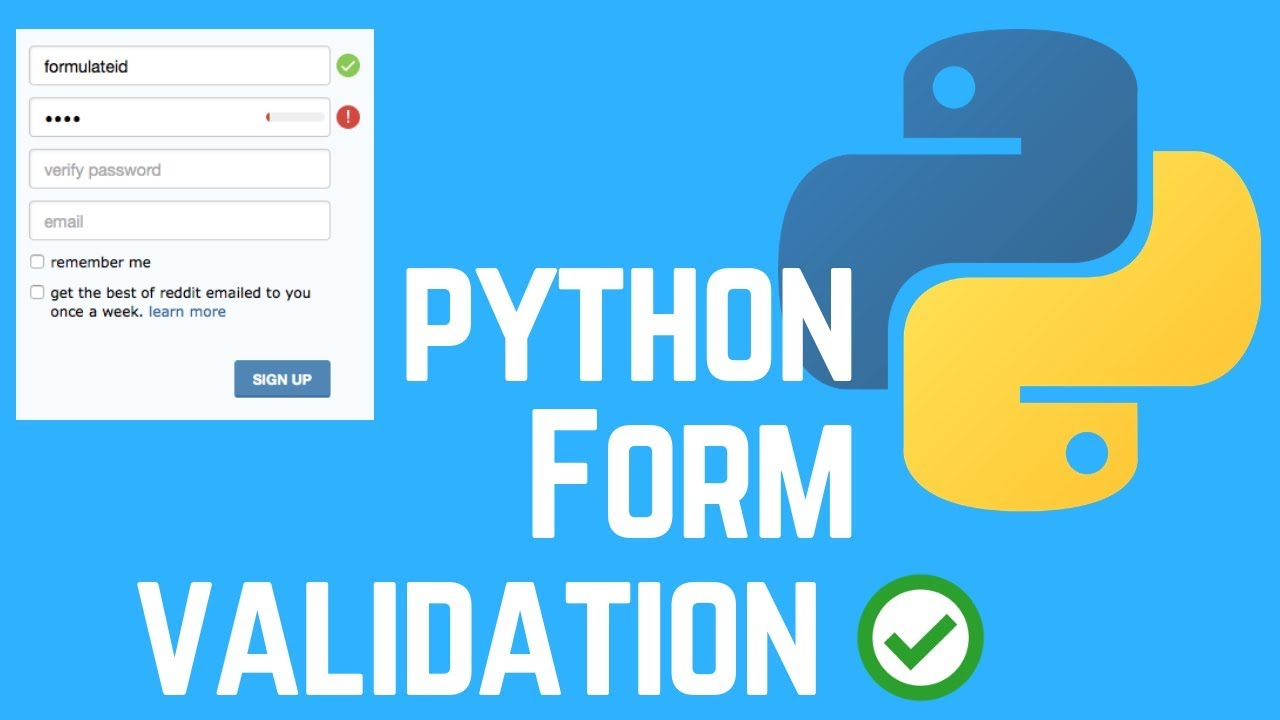 How to validate a graphical form in python using Tkinter