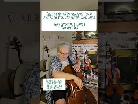 Cellist doing viola and violin things.
