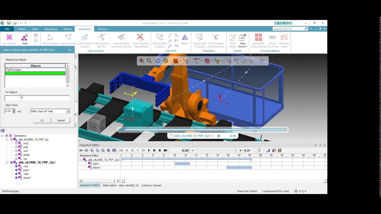 Industrial Robot Modeling and Simulation (Tutorial using Process Simulate)