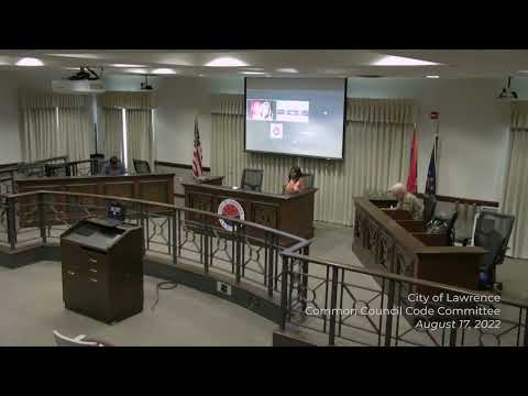 Common Council Code Committee: August 17, 2022